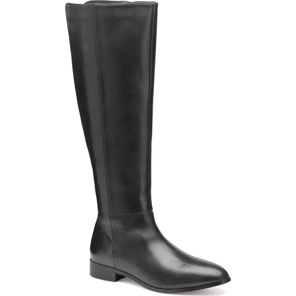 Johnston & Murphy Tinsley Riding Boots - Black Calfskin