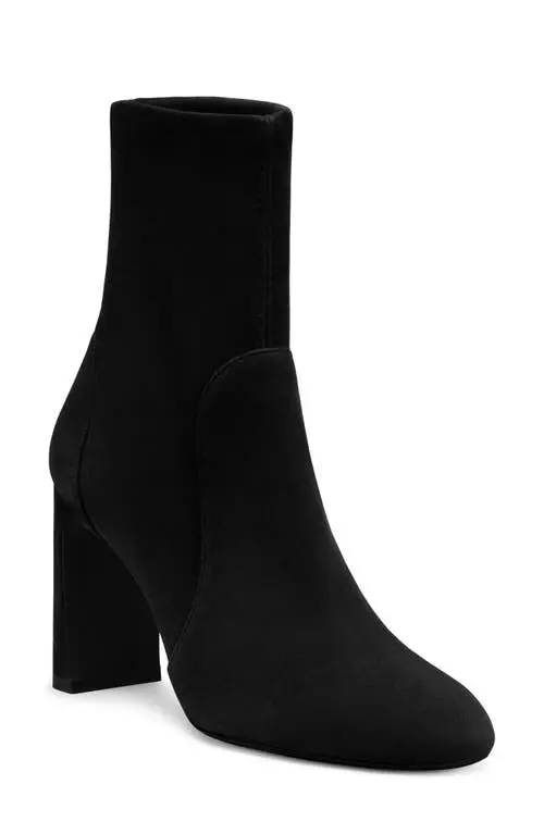 STUART WEITZMAN Babette Bootie 85 - Black Suede