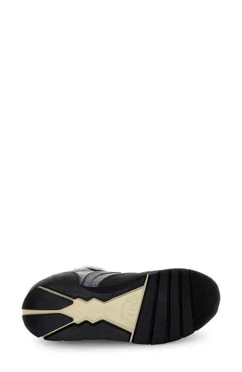 VOILE BLANCHE Julia Genuine Shearling Sneaker - Grey