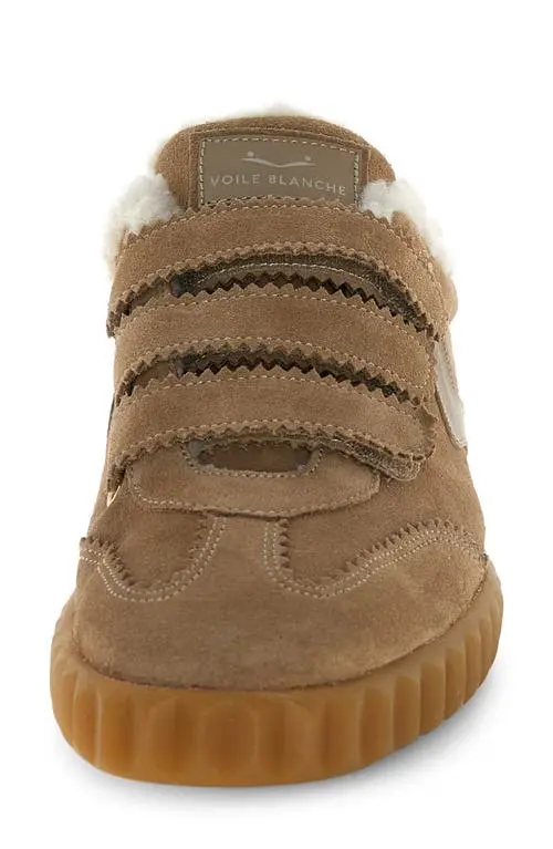 VOILE BLANCHE Ines Faux Shearling Sneaker - Light Beige