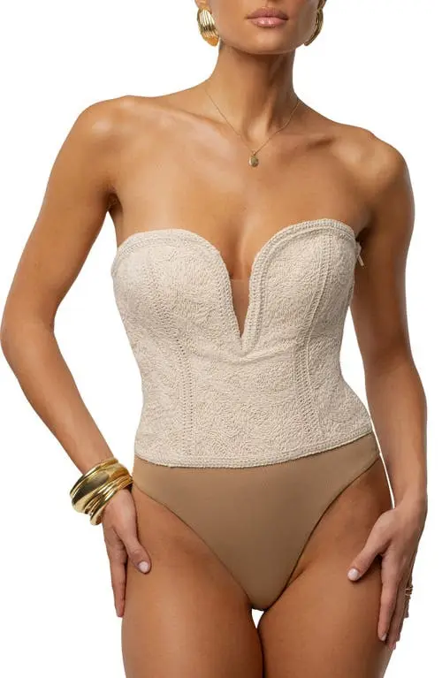 JLUXLABEL Serene Coast Strapless Bodysuit