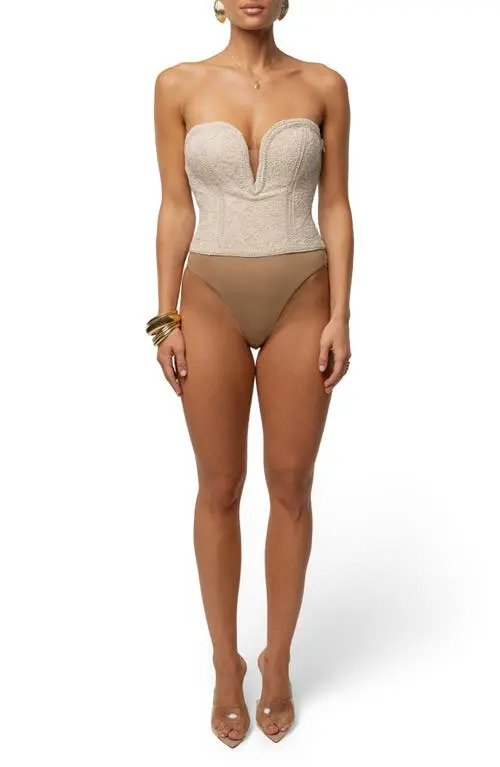 JLUXLABEL Serene Coast Strapless Bodysuit