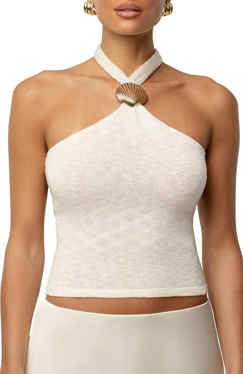 JLUXLABEL Ocean Front Halter Top