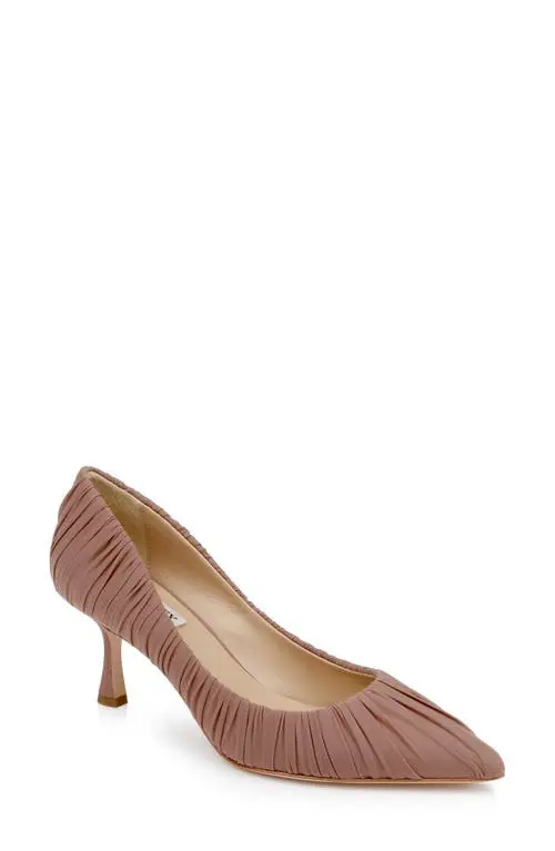 Badgley Mischka Verity Pointed Toe Pump - Nude Fabric