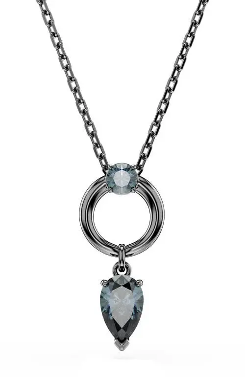 SWAROVSKI Mesmera Pendant Necklace - Grey/silver