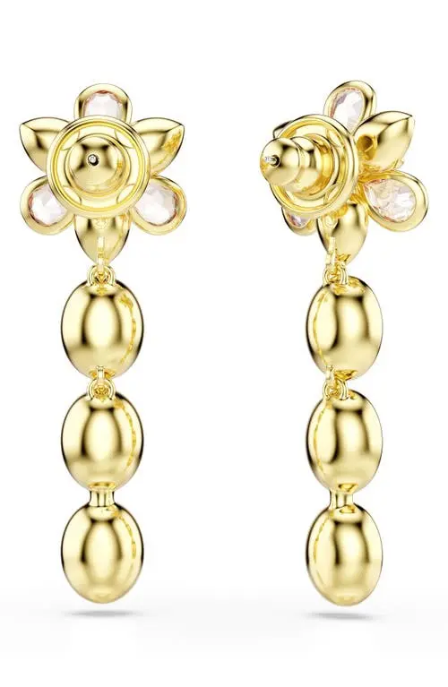 SWAROVSKI Idyllia Flower Drop Earrings - Gold/multi