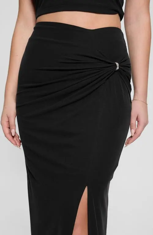 Guess Aimee Embellished Ring Maxi Skirt