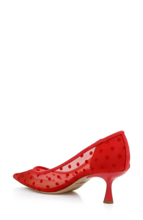 Badgley Mischka Elena Pointed Cap Toe Pump