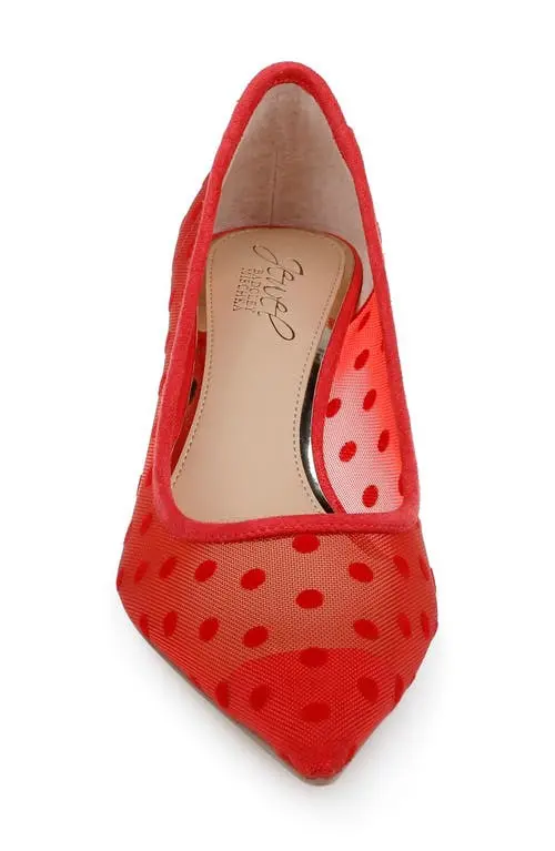Badgley Mischka Elena Pointed Cap Toe Pump