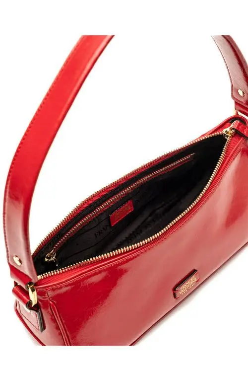 FRANCES VALENTINE Mia Leather Shoulder Bag - Red