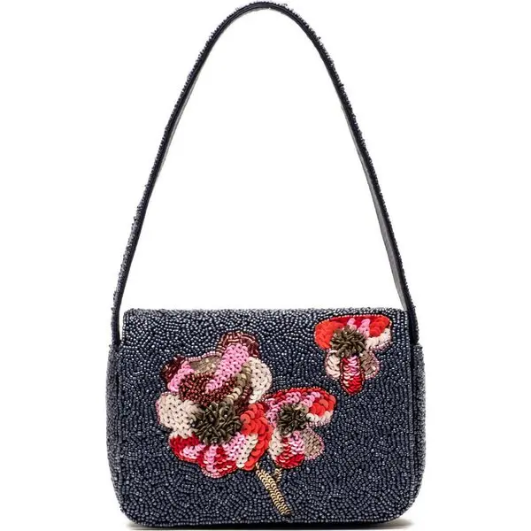FRANCES VALENTINE Tini Beaded Shoulder Bag