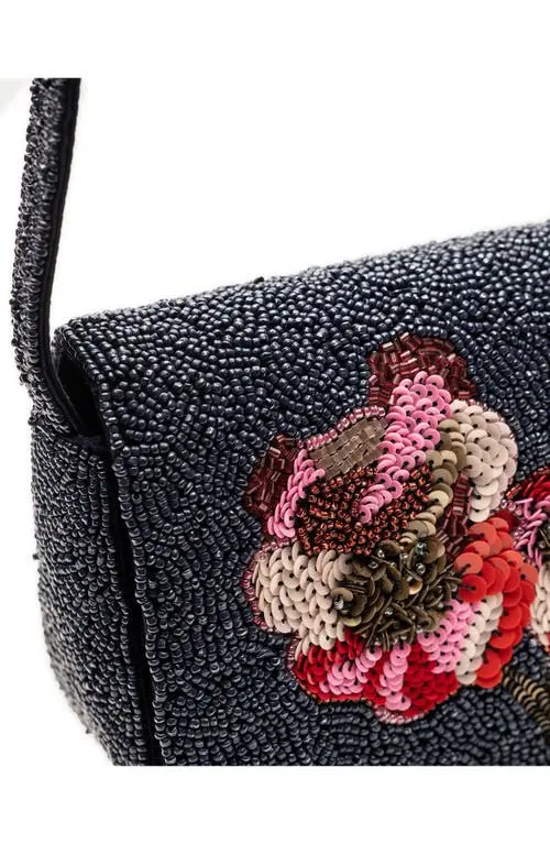 FRANCES VALENTINE Tini Beaded Shoulder Bag