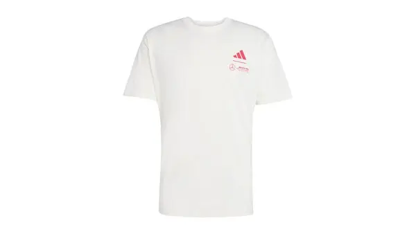 Adidas Mercedes Amg Petronas Formula Team Graphic Tee Shirt - Off White