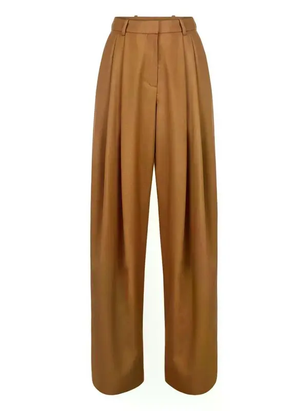 Nina Ricci Pleated Wool Trousers