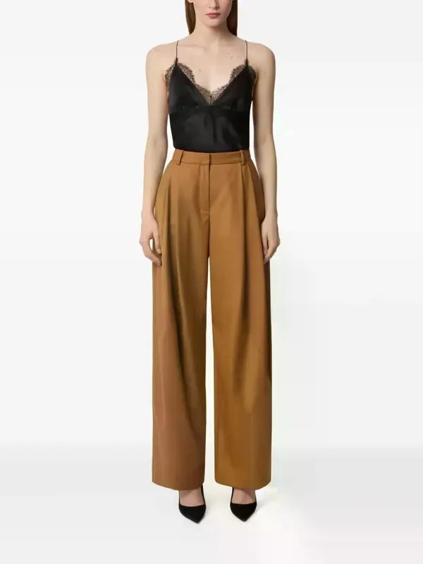 Nina Ricci Pleated Wool Trousers