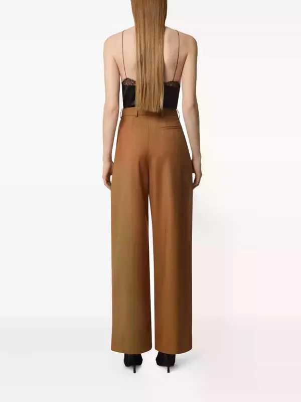 Nina Ricci Pleated Wool Trousers