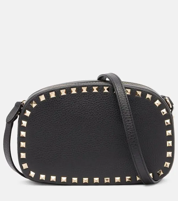 Valentino Garavani Rockstud Small Shoulder Bag - Black