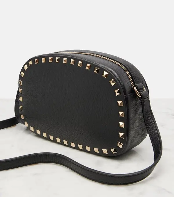 Valentino Garavani Rockstud Small Shoulder Bag - Black