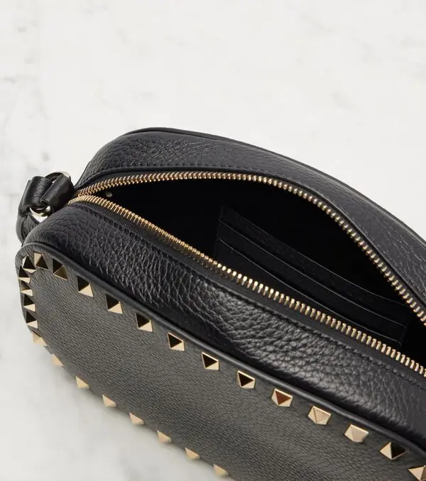 Valentino Garavani Rockstud Small Shoulder Bag - Black