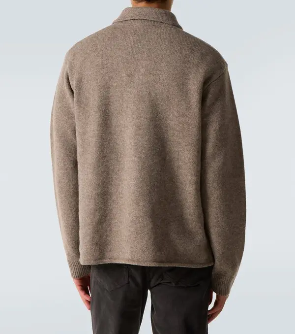 FRAME Yak And Wool Cardigan