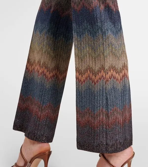 Missoni Zigzag Lame Flared Pants