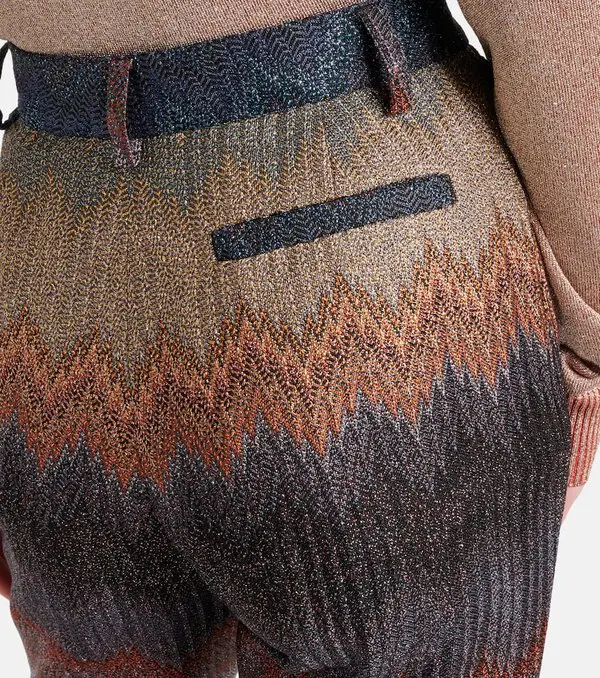 Missoni Zigzag Lame Flared Pants