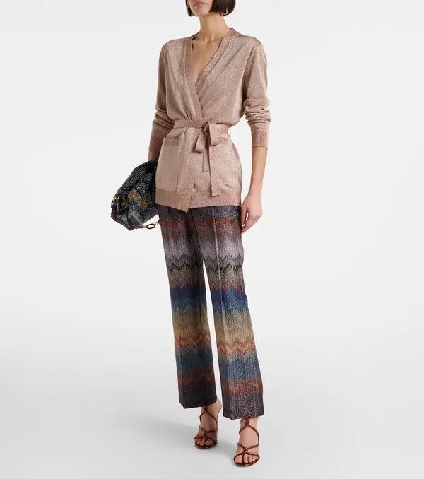 Missoni Zigzag Lame Flared Pants