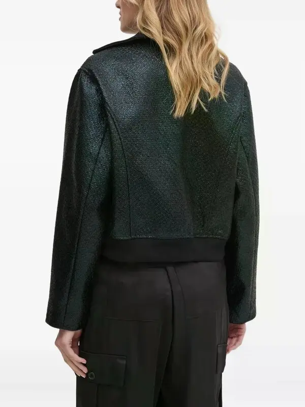 Dkny Stud-embellished Biker Jacket
