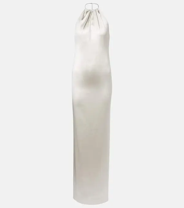 Ralph Lauren Corra Halterneck Gown