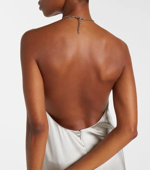 Ralph Lauren Corra Halterneck Gown