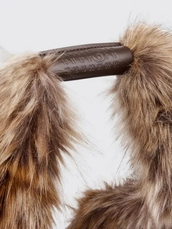 MAISON MARGIELA Faux Fur Tote Bag - Multicolor