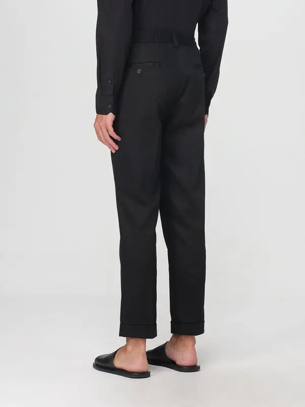 PAOLO PECORA Trousers - Black