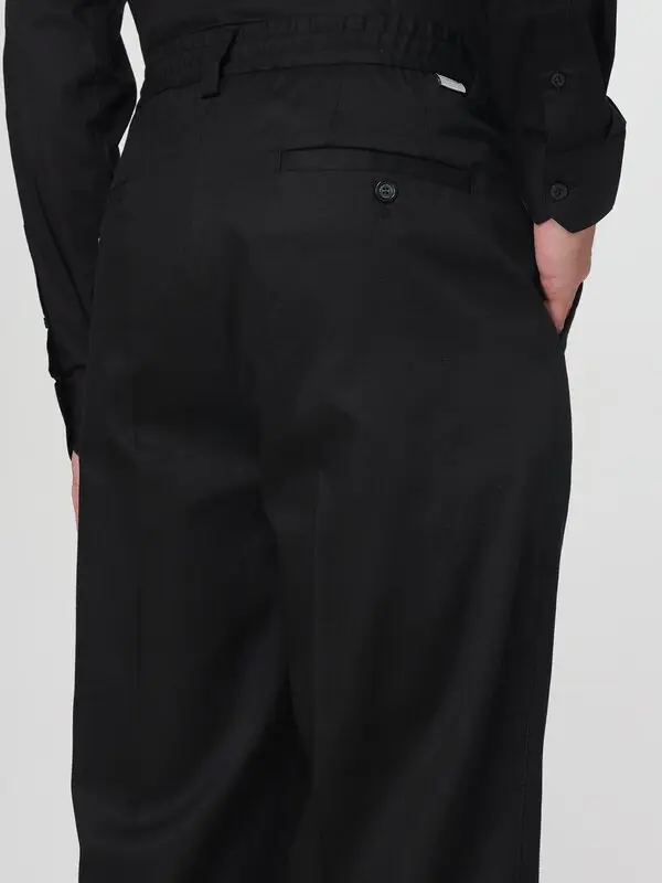 PAOLO PECORA Trousers - Black