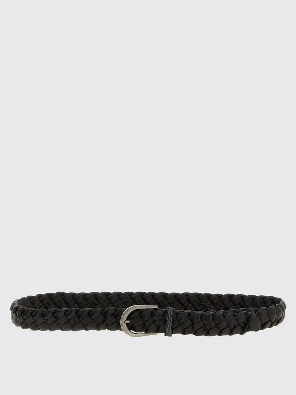 Brunello Cucinelli Braided Belt - Brown