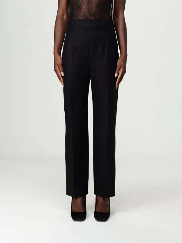 Alberta Ferretti Tailored Wide Leg Trousers - Black