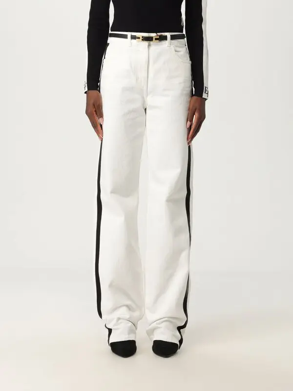 Elisabetta Franchi Straight Leg Jeans