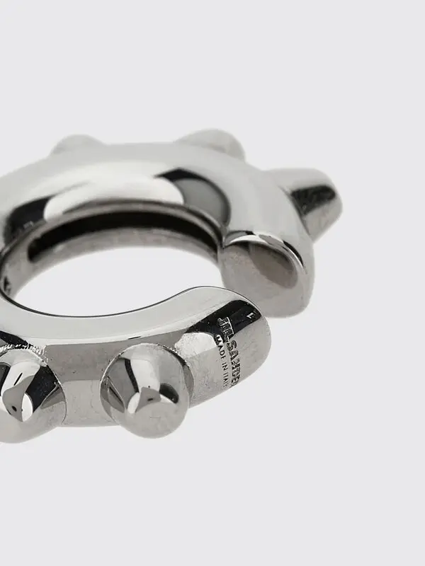 JIL SANDER Sculptural Ear Cuff - Silver