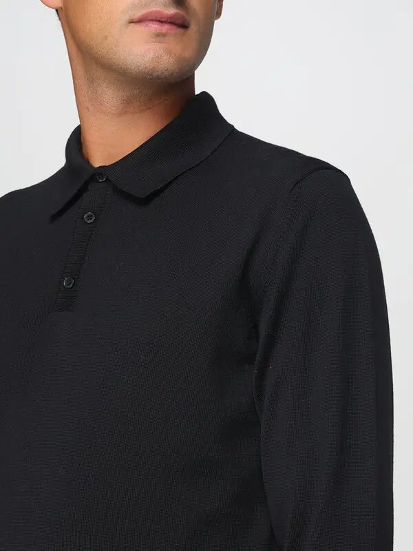 ROBERTO COLLINA Polo Shirt - Black