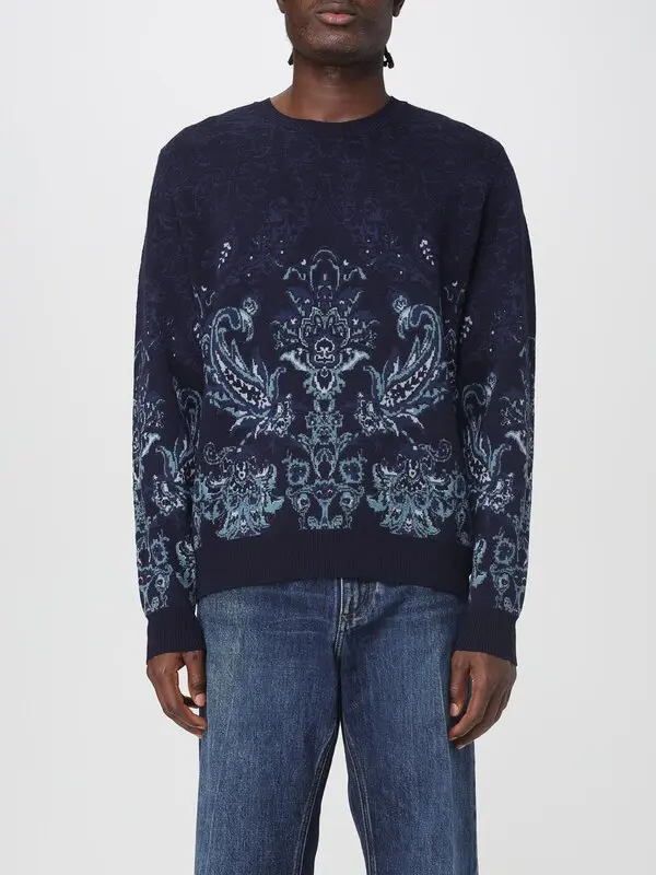 Etro Paisley Patterned Knit Sweater