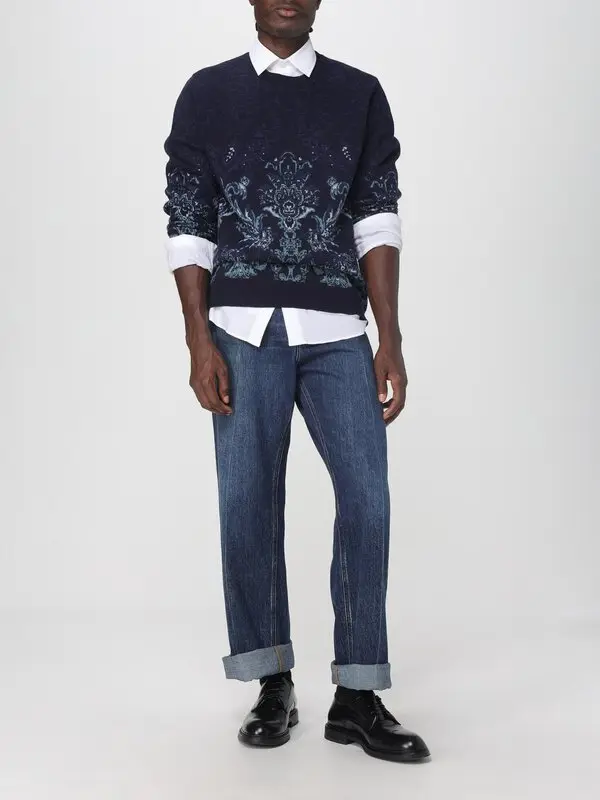 Etro Paisley Patterned Knit Sweater