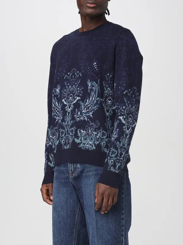 Etro Paisley Patterned Knit Sweater