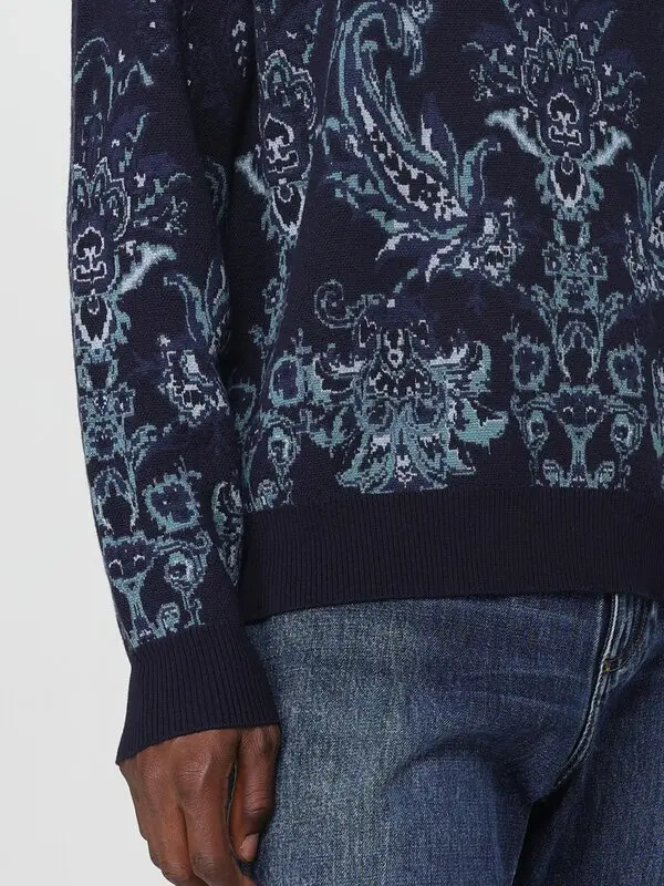 Etro Paisley Patterned Knit Sweater