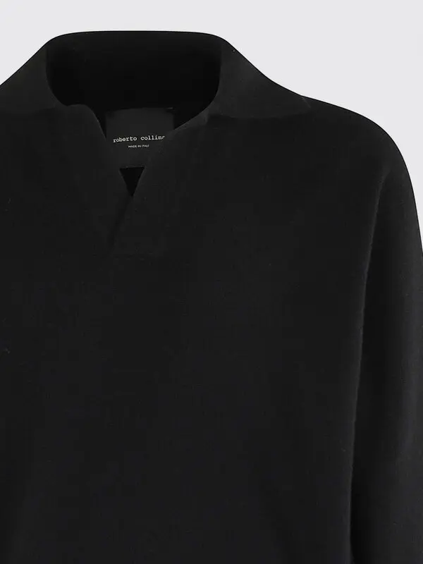 ROBERTO COLLINA Polo Shirt - Black