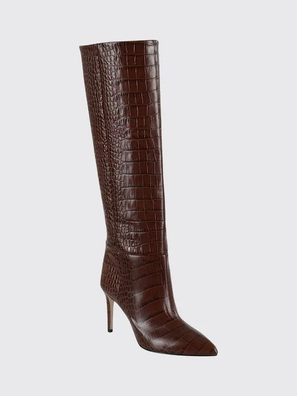 Paris Texas Pointed Toe Boots - Ebony