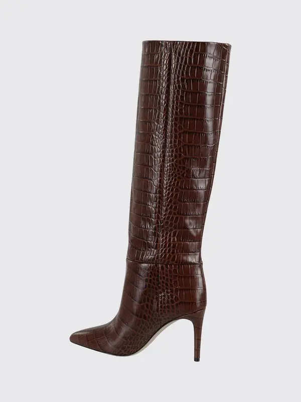 Paris Texas Pointed Toe Boots - Ebony