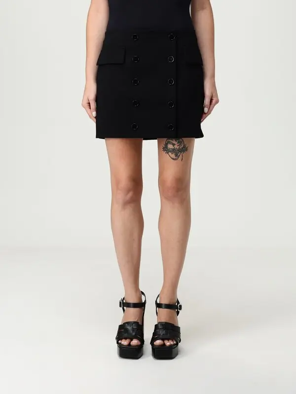 Patrizia Pepe Button Detailed Skirt