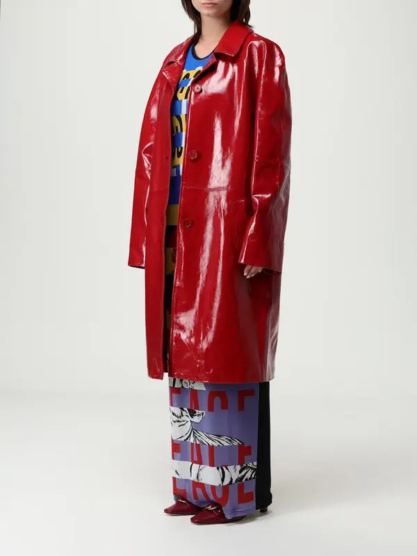 Moschino Patent Leather Coat