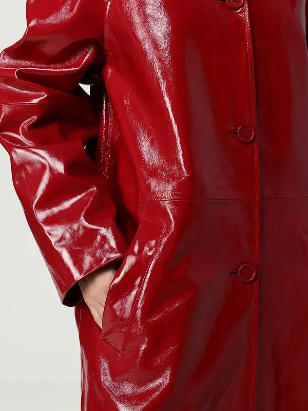 Moschino Patent Leather Coat