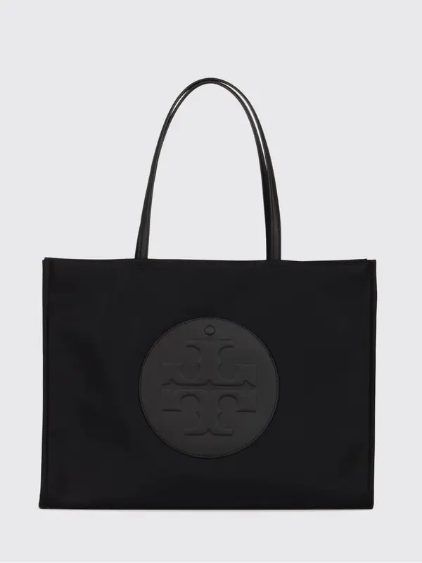 Tory Burch Ella Recycled Nylon Tote Bag - Black