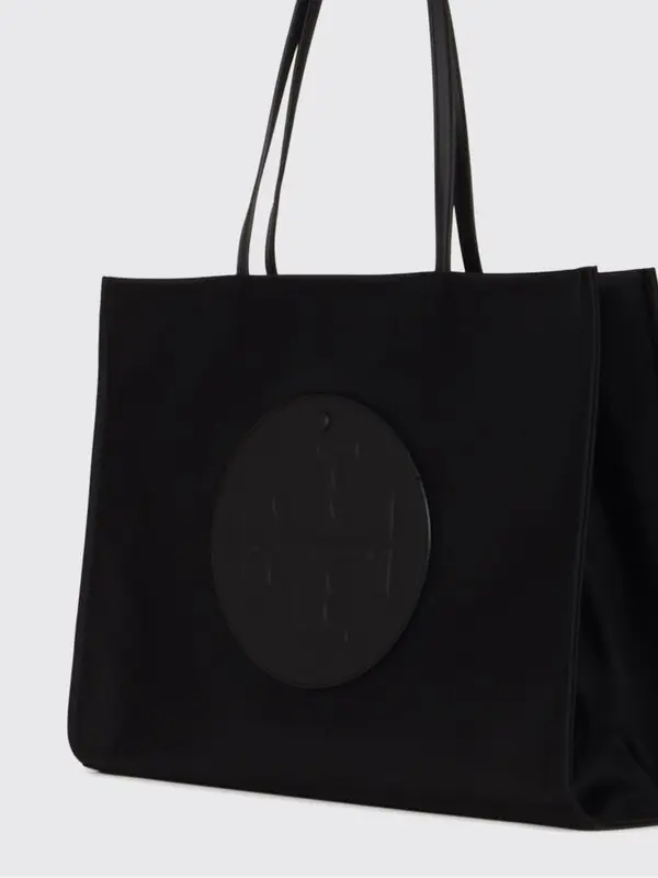 Tory Burch Ella Recycled Nylon Tote Bag - Black
